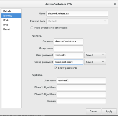 VPN server for remote clients using IKEv1 XAUTH with PSK - Libreswan